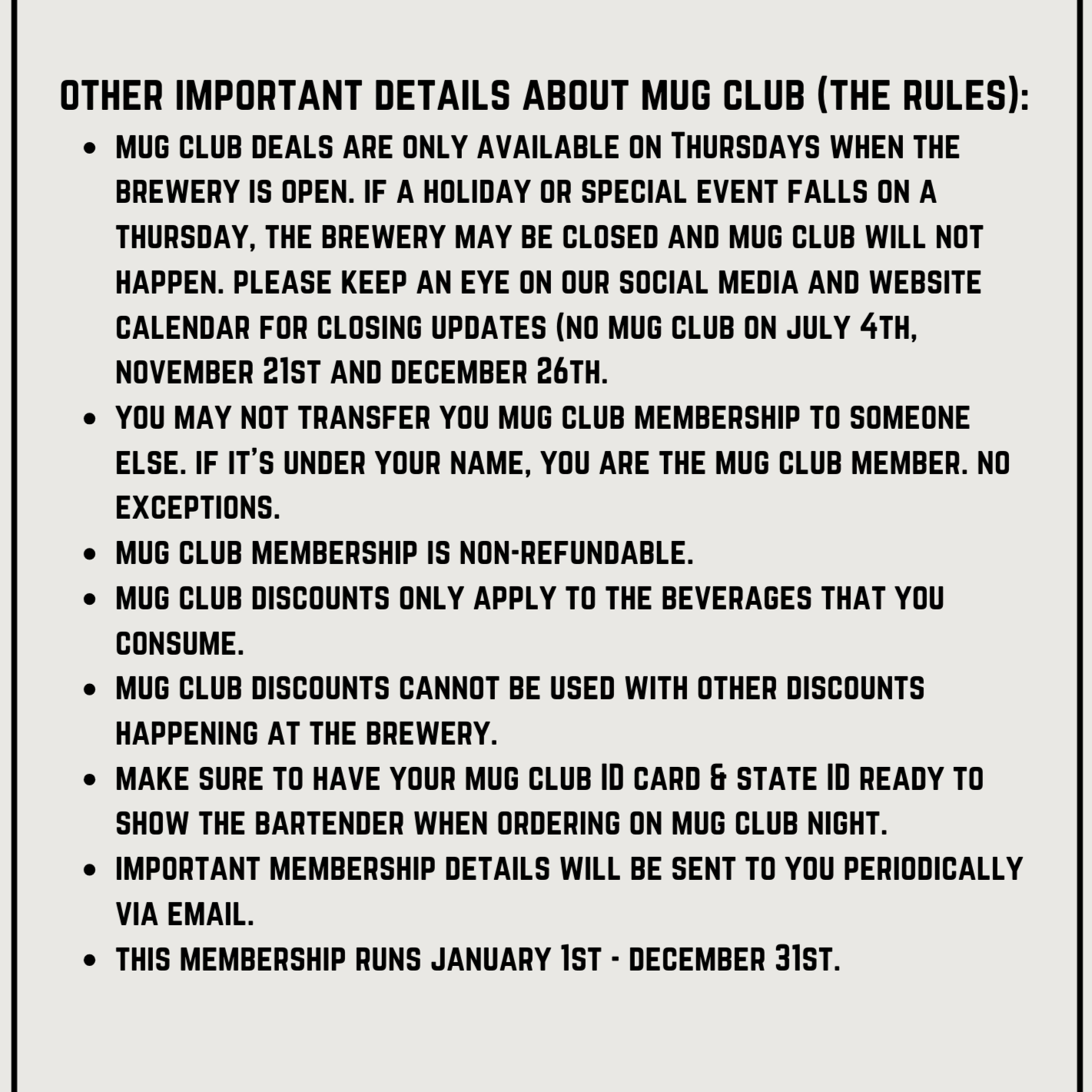 Castle Danger Brewery Shop