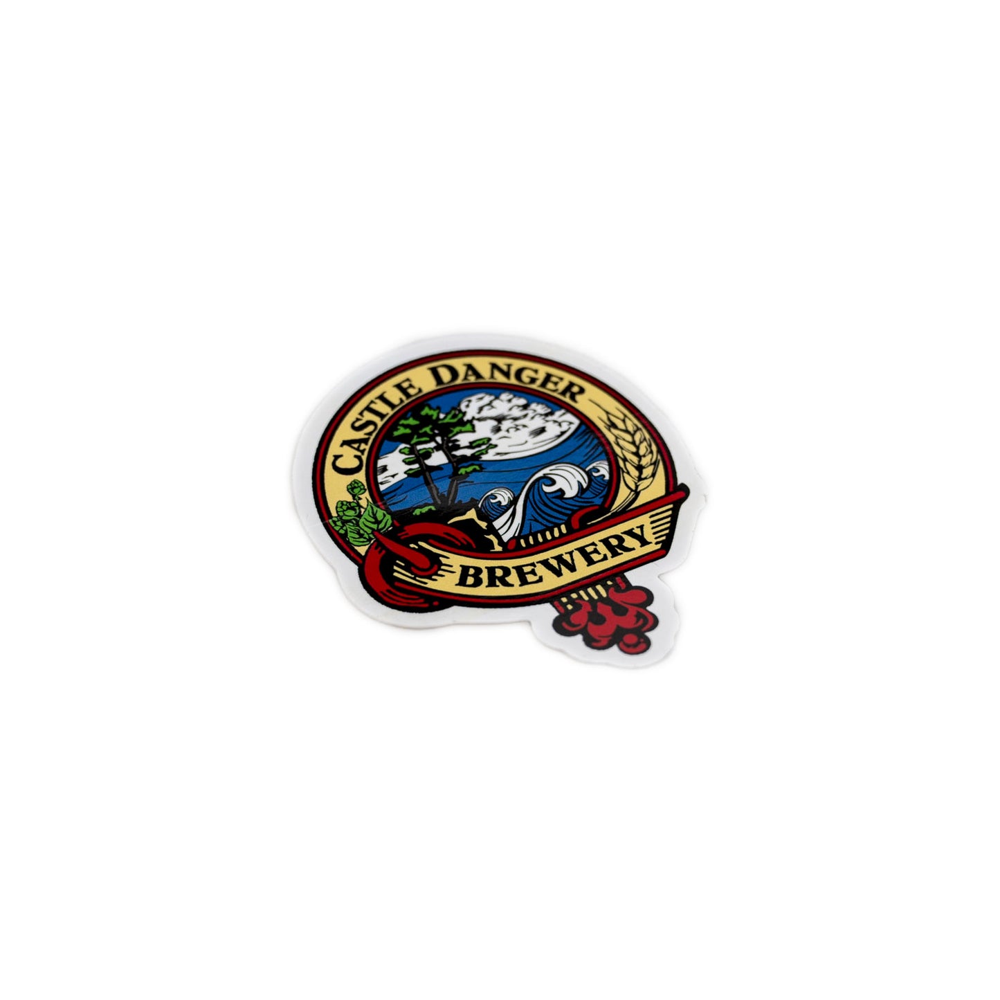 Logo Sticker – Castle Danger Brewery
